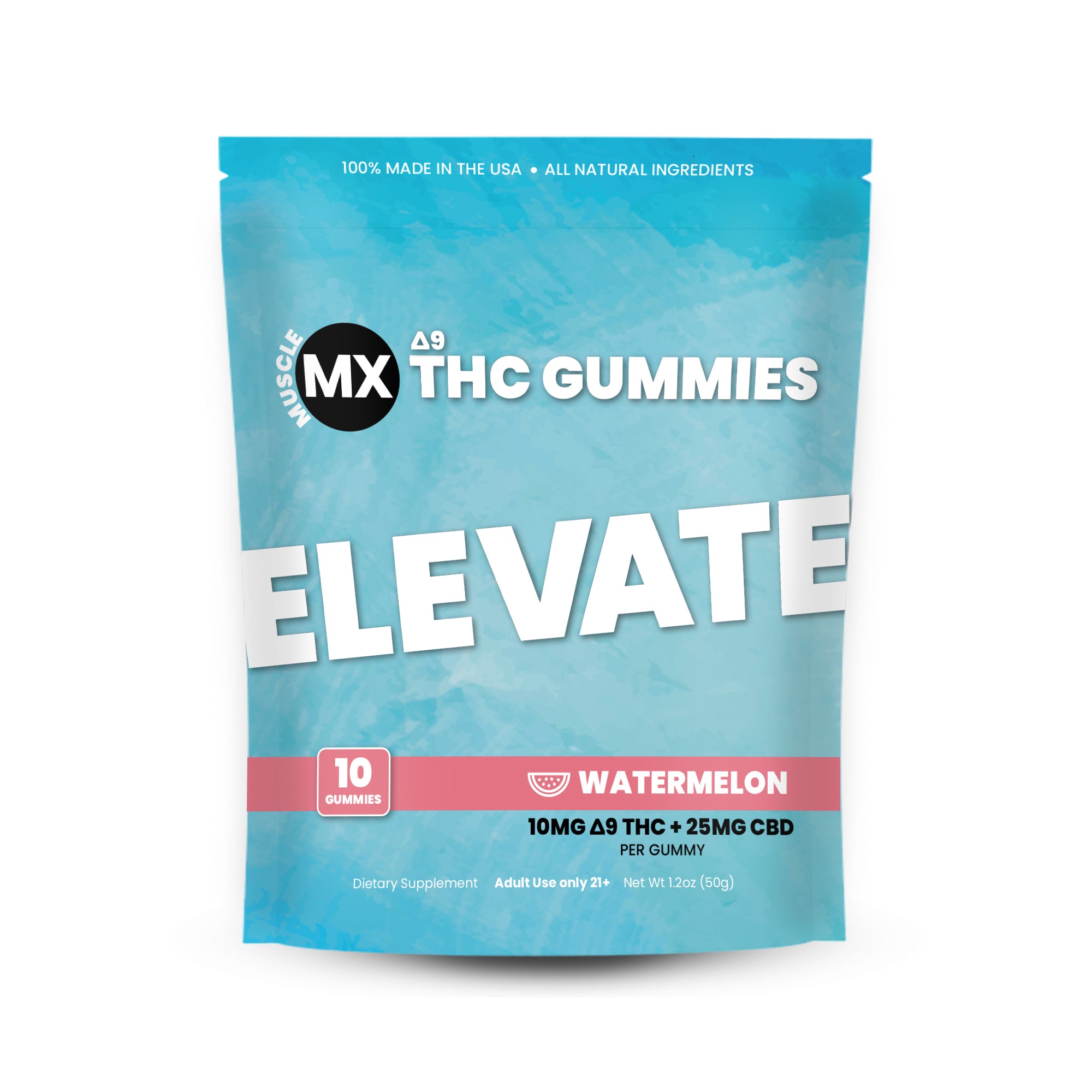 Elevate Delta 9 THC Gummies - 10MG – Muscle MX